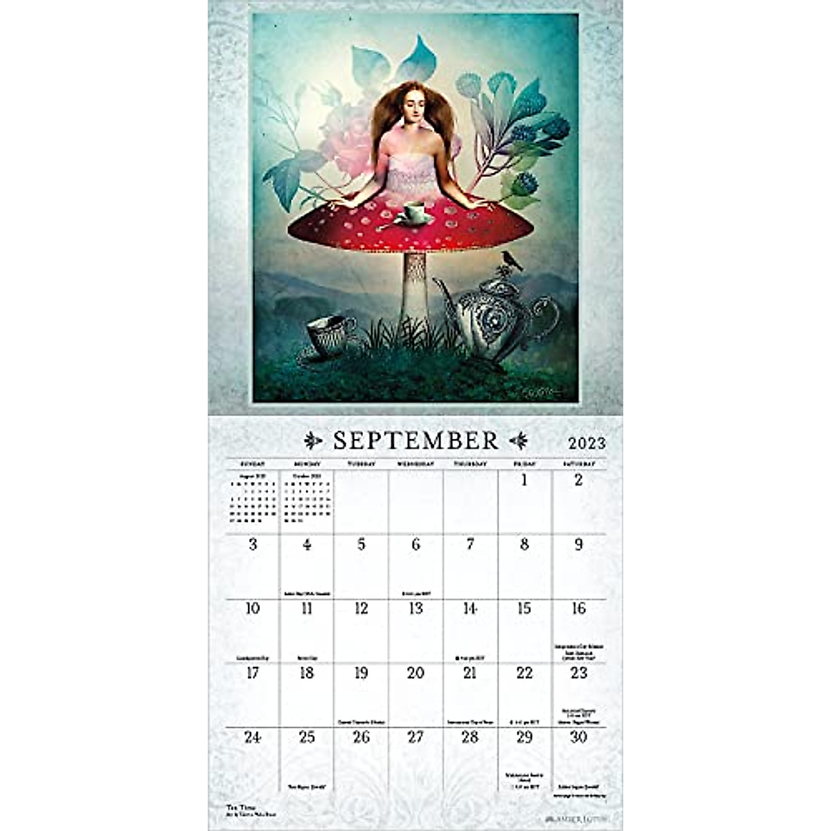 The Curious World of Catrin Welz-Stein 2023 Wall Calendar: A Surreal Fantasy Art Calendar