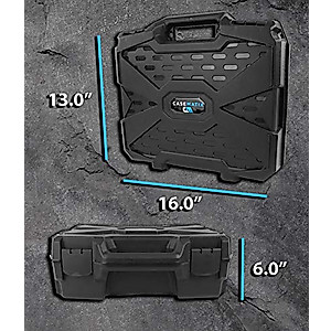 CASEMATIX Travel Case Compatible with Xbox One X - Hard Shell Carrying Case with Protective Foam Compartments for Console, Controller, Power Adapter, Games and More Accessories