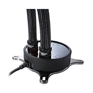 Fractal Design Celsius S24-240 mm Radiator - Silent Liquid CPU Cooler - PWM - Intelligent Controls - 2X Fractal Design Dynamic X2 PWM GP-12 120Mm Silent Fans Included - 1/4" Fitting - Black