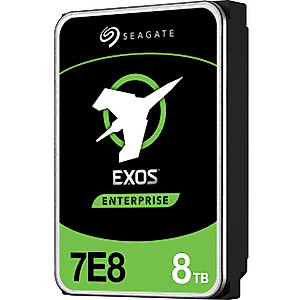 Seagate Exos 7E8 ST8000NM003A 8 TB Hard Drive - 3.5" Internal - SAS (12Gb/s SAS) - Storage System, Video Surveillance System Device Supported - 7200rpm - 256 MB Buffer - 5 Year Warranty