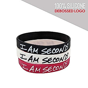 I Am Second 3-Pack Adult Multi-Color Wristband Bundle