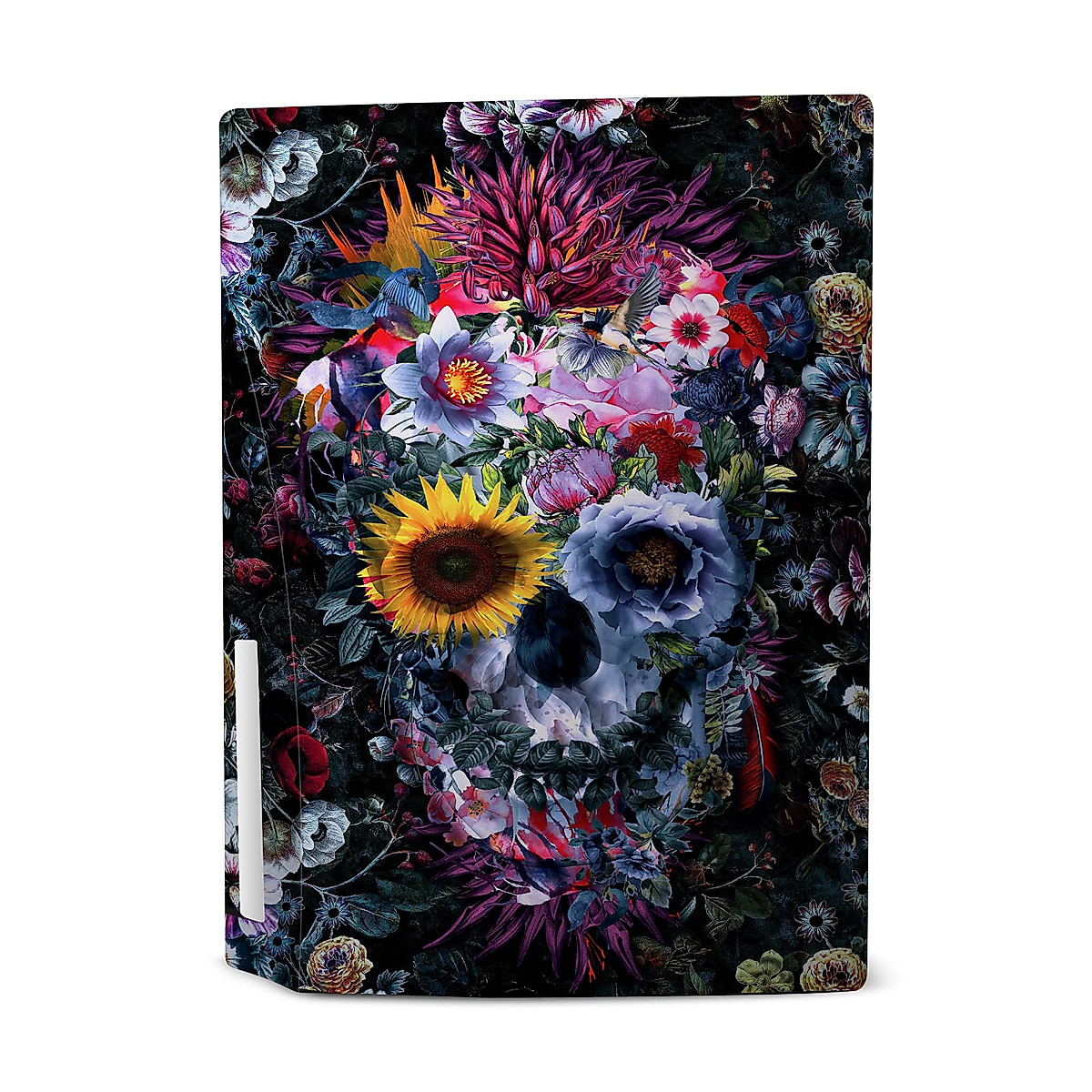 Head Case Designs Officially Licensed Riza Peker Skull Art Mix Vinyl Faceplate Sticker Gaming Skin Decal Cover Compatible with Sony Playstation 5 PS5 Disc Edition Console