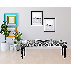 LR Home Regis Bench, 1'6" x 3'11" x 1'4", Multi