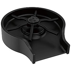Delta Faucet Metal Glass Rinser for Kitchen Sinks, Kitchen Sink Accessories, Bar Glass Rinser, Matte Black GR250-BL