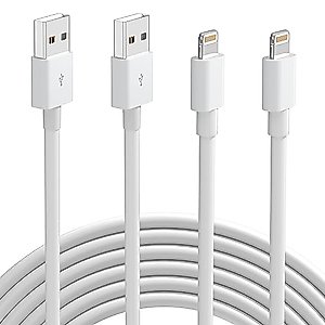 iPhone Fast Charging Cable [Apple MFi Certified] 2-Pack 3FT Lightning to USB Cable iPhone Charger Cord Compatible with iPhone 14 13 12 11 Pro Max XR XS X 8 7 6 Plus SE iPad and More Lightning Cable