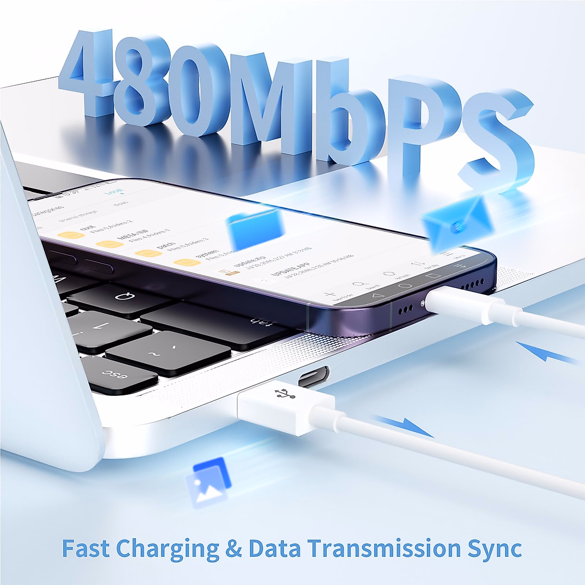 IDISON iPhone Charger 3 Pack 6FT,[MFi Certified] USB to iPhone Cable Fast Charging iPhone Charger Cord Compatible with iPhone 14 13 12 11 Pro Max XR XS X 8 7 6 Plus SE and More