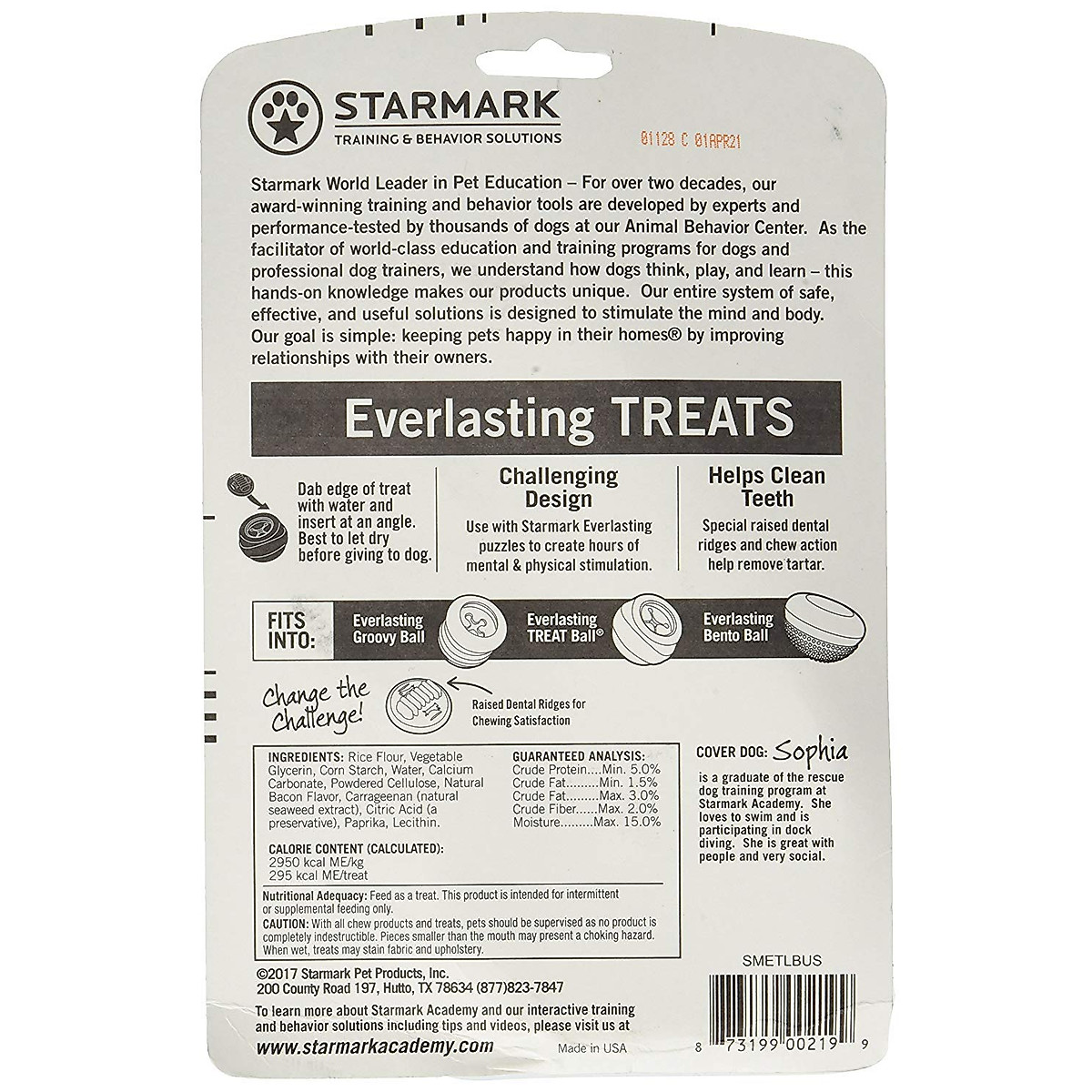 (3 Pack) Star Mark Everlasting Bacon Dog Dental Chews, Large