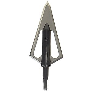 Stinger 4 Blade Arrow Broadhead (Pack of 3), 150-Grain, Silver