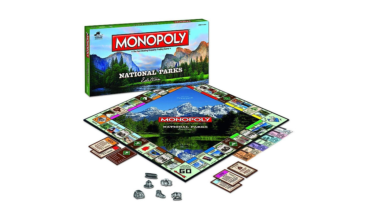 Explore USAOPOLY Monopoly National Parks Board Game
