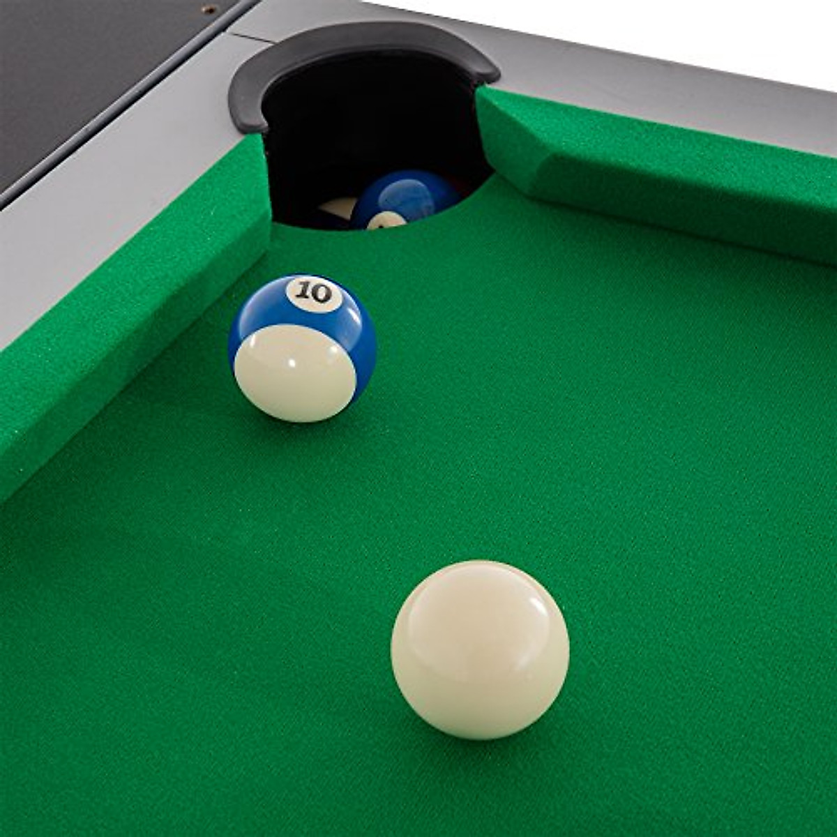 Triumph 3-in-1 7' Rotating Swivel Multigame Table - Air Hockey, Billiards/Pool, and Table Tennis - All Accessories Included