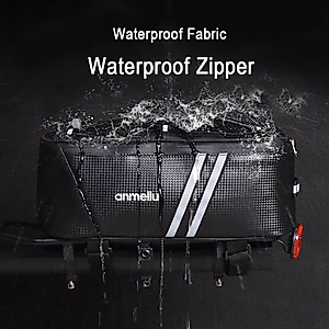 ANMEILU Bike Rack Bag Bike Bags for Bicycles Rear Rack Bike Trunk Bag Back Seat Carrier Saddle Luggage Storage Pack Bicycle Cargo Panniers Fat Tire Bike Folding Ebike Travel Cycling Waterproof Small