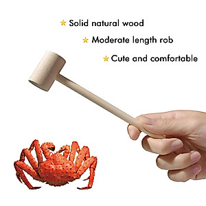 18 Pieces Wooden Hammers, Cute Hammers for Breakable Heart Chocolate