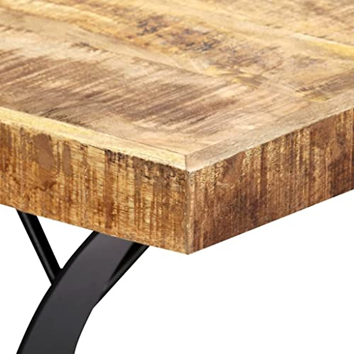 AJSEOYBS Retro Dining Table,Kitchen Table,Dinner Table Dining Room Home Furniture,for Cafe, Office, Kitchen, Living Room, Entryway,Dining Table 70.9"x35.4"x29.9" Solid Mango Wood