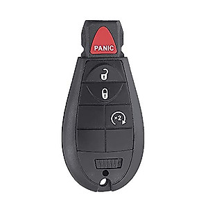 Keyless Entry Remote Car Key Fob Replacement for Dodge Ram GQ4-53T 2013 2014 2015 2016 2017