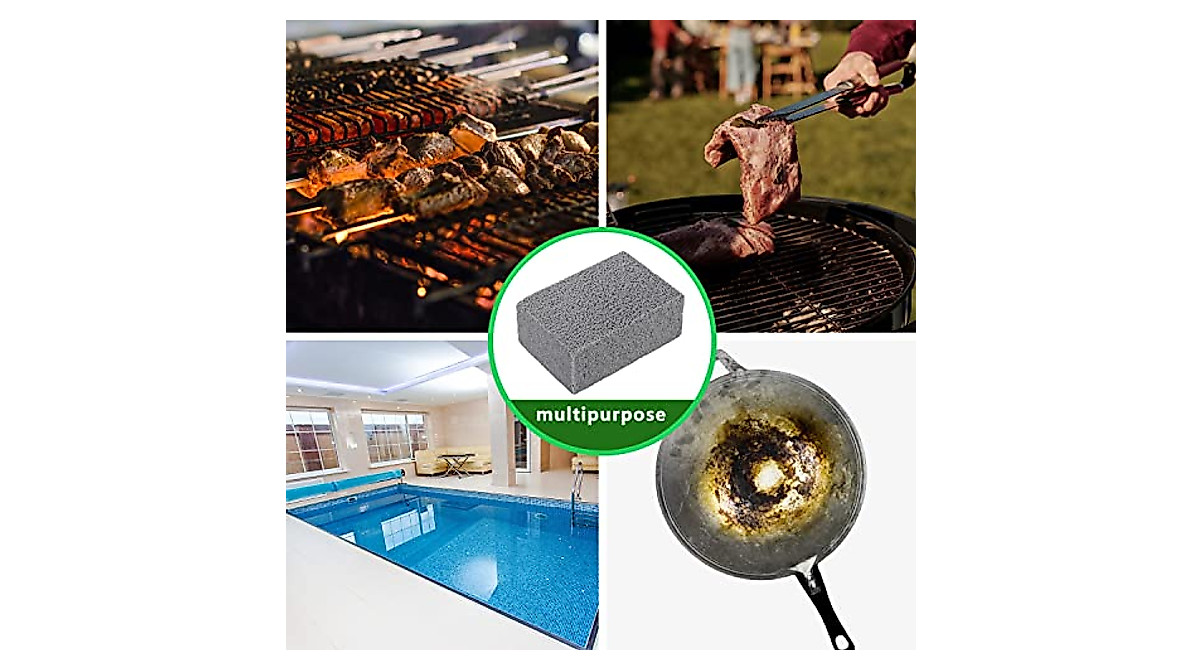 SPE HEALTH PRO Grill Stone Cleaning Block | Safe, Scratch-Free Grill ...