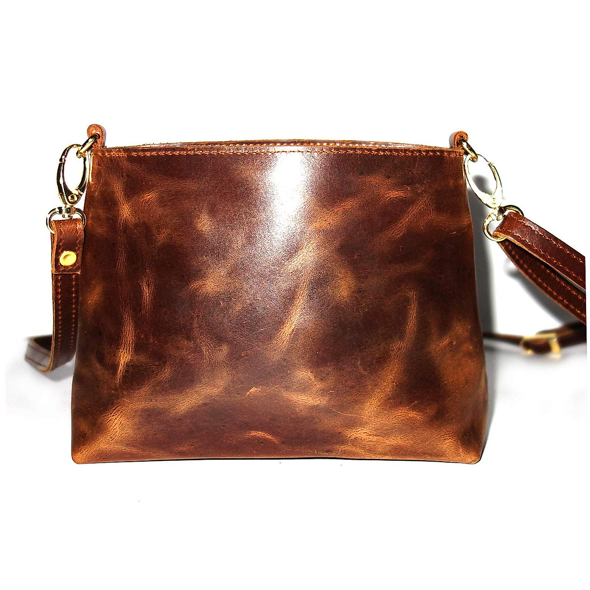 Cords Craft Leather Crossbody Bag for Women, Hand Tooled, Women's Crossbody Handbags, Western Bag for Women, Brown