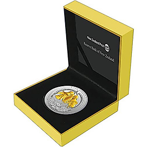 2021 DE Discover PowerCoin Kowhai 1 Oz Silver Coin 1$ New Zealand 2021 Proof