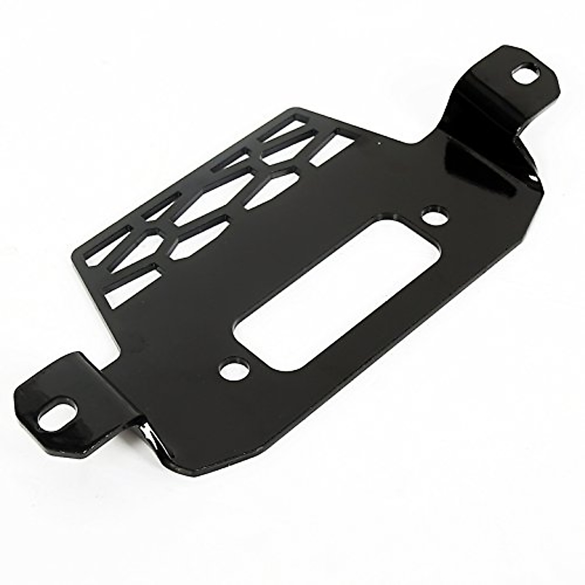 ECOTRIC Winch Mount Plate Bracket Kit Compatible with 2014-2019 Polaris RZR 900 1000 Turbo General Model