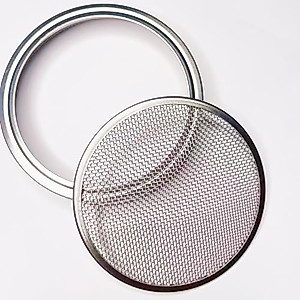 4 pack Mason jar Sprouting Lids wide mouth- stainless steel sprouting lids for wide mouth mason jars, growing Bean, Broccoli, seed