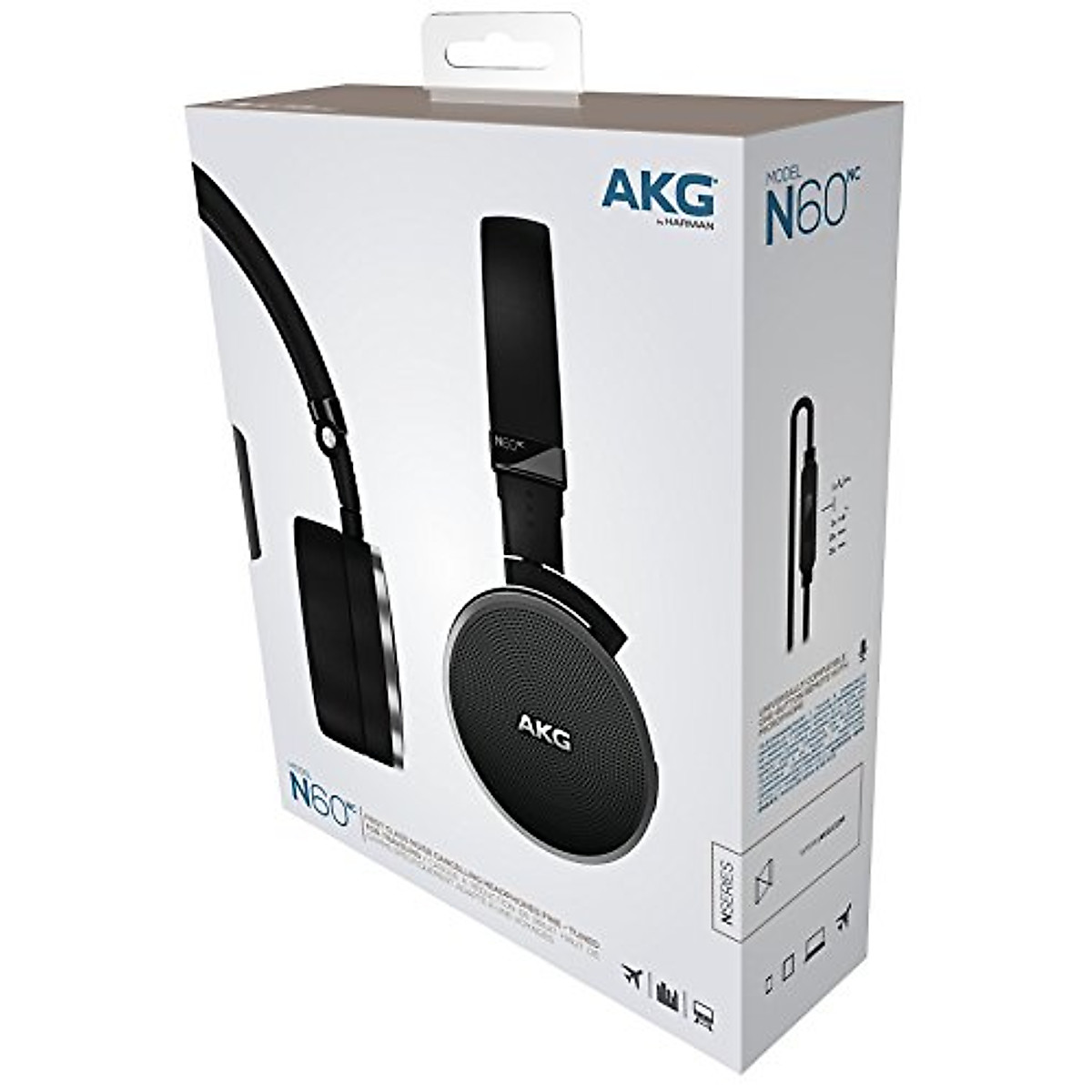 AKG Noise Canceling Headphone Black (N60)