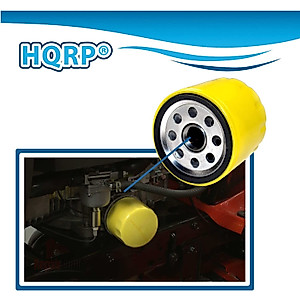 HQRP Oil Filter compatible with ONAN P216, P218, P220, BFA, BGA, BGAL, BGD, BGDL, BGE, BGEL, BGM, B43G, B48GM Engines; part 122-0645 Replacement