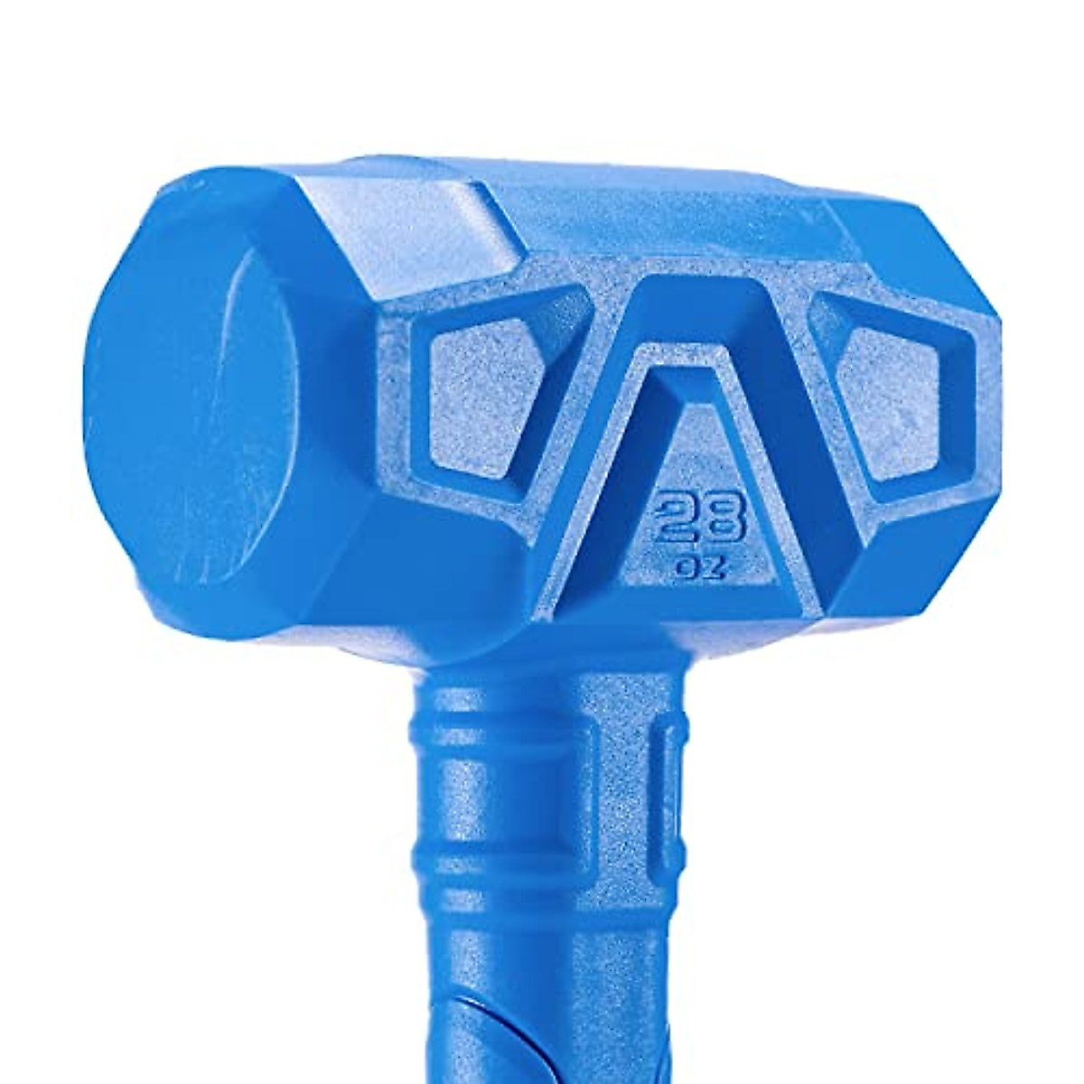 REAL STEEL Dead Blow Hammer with Carbon Steel Core Handle, Marring and Sparking Resistant, 28 Ounce (0317)