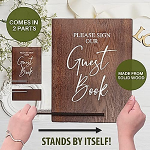 Real Wood Wedding Signs for Ceremony and Reception – Cards and Gifts Sign for Wedding – Wedding sign for memory table sign - in loving memory wedding signs for wedding Ceremony and Reception - Guestbook