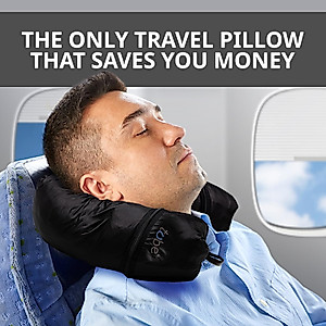 TUBE The Original Pillow You Stuff with Clothes – Transforms Into Extra Luggage Without Excess Fees - Fits Up to 3 Days of Travel Essentials - Keep Your Belongings Nearby in Case of Lost Luggage