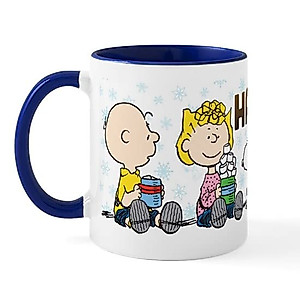 CafePress Peanuts Hot Chocolate Mugs Ceramic Coffee Mug, Tea Cup 11 oz