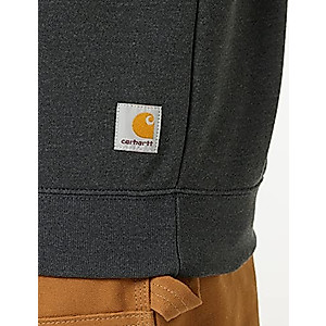 Carhartt mens Midweight Crewneck (Big & Tall) Sweatshirt, Carbon Heather, X-Large Big Tall US