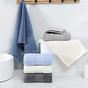 ZY ZEEYII Cotton Towel【6 Mixed Color Large Packaging】