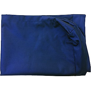 Dogbed4less Jumbo 1680 Nylon Heavy Duty Dog Pet Bed External Zipper Duvet Cover - Replacement Cover only, 55X47X4 Inches, Navy Blue