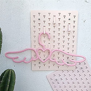 MBVBN 5Pcs Kawaii Clothes Hanger Kawaii Plastic Hangers Pink Clothes Hangers Kawaii Room Decor (5PCS Pink)