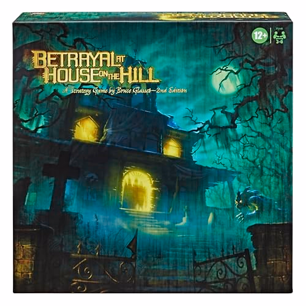Avalon Hill Betrayal at The House on The Hill Second Edition Cooperative Board Game, Ages 12 and Up, 3-6 Players, 50 Chilling Scenarios