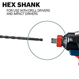 BOSCH IMC500 5-Piece Impact MultiConstruction Drill Bit Set