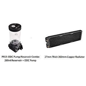 Thermaltake Pacific C360 Ddc Res/Pump 5V Motherboard Sync Copper Radiator PETG Hard Tube Water Cooling Kit CL-W243-CU12SW-A