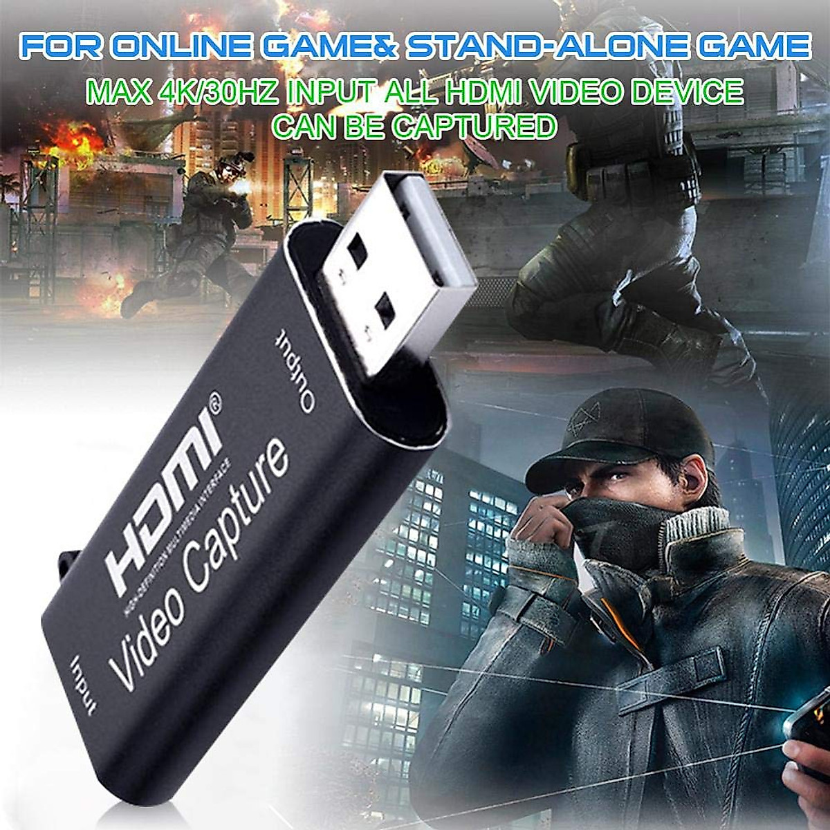 1080P AWG26 HDMI Audio Video Capture Card Device HDMI To USB