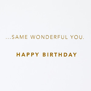 Hallmark Signature Birthday Card (Bookshelf)