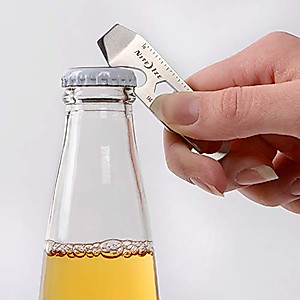 Nite Ize KMT-11-R3 Sized Easily attaches to an existing Chain or Strap DoohicKey Key Keychain Multi-Tool (1 Pack), One, Stainless