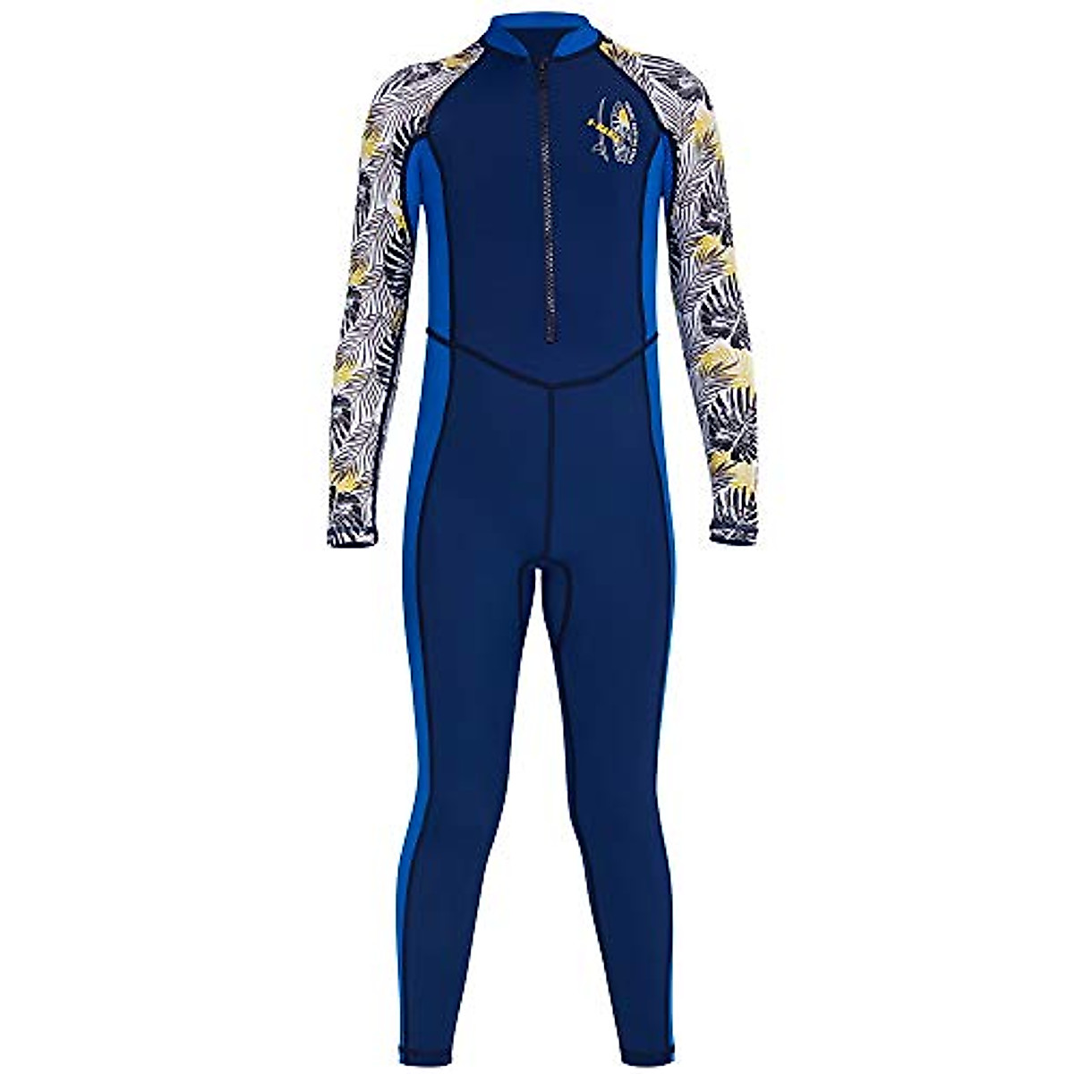 Full Cover Wetsuit for Toddler Quick Dry Thermal Swimsuit Sun UV Protection Bodysuit Zip Stretch Wet Suits for Diving Swimming