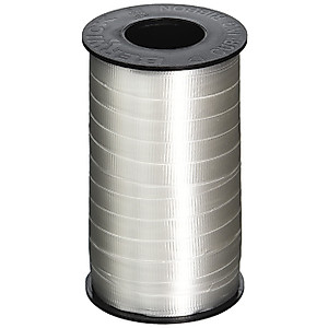 Berwick 3/8-Inch Wide by 250 Yard Spool Super Curl Crimped Splendorette Curling Ribbon, White