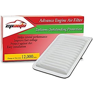 EPAuto GP171 (CA10171) Replacement for Toyota Rigid Panel Engine Air Filter for Camry Gas L4 (2007-2016), Venza Gas L4 (2009-2015); suggest replace with cabin air filter CP285 (CF10285)