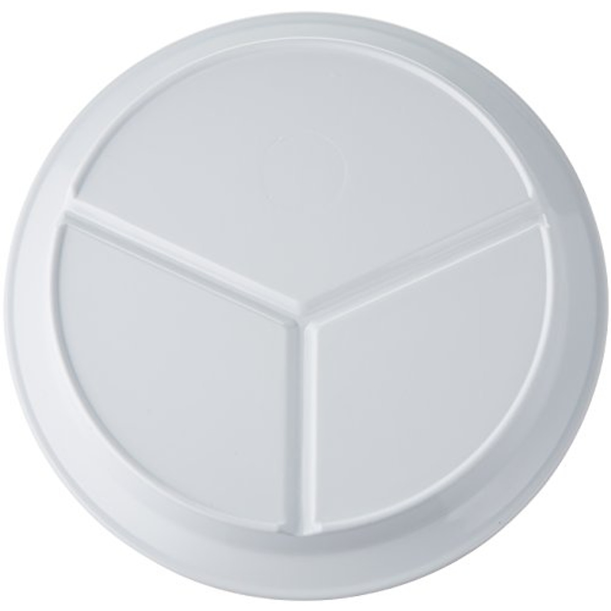 Sammons Preston Partitioned Scoop Dish, Melamine Divided Plate for Kids, Elderly, and Disabled, Divided Sections for Portion Control and Easy Scooping Walls for Limited Mobility, Adaptive Plate, Model:55502