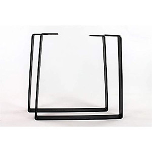 Wide Base Trapezoid Steel Dining Table Legs-Choose Your Height and Width