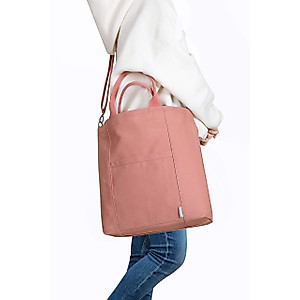 Iswee Women Canvas Shoulder Tote Bag Large Casual Handbags Work Bag Shopping Travel bag Crossbody (Blue-IUU007)