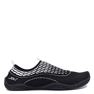 JBU by Jambu Women's Fin Water Ready Shoe, Black/White Print, 8.5