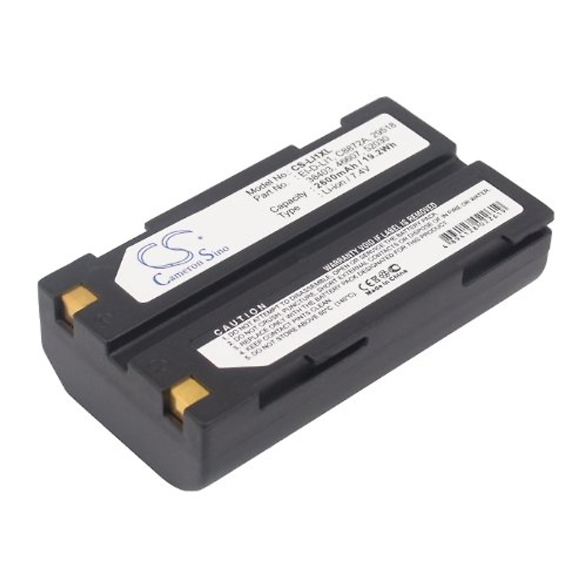 2600mAh Replacement for Molicel 1821, 1821E Battery, P/N FSPK50086, MCR-1821J/1-H