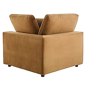 Modway Commix Sectional, Cognac