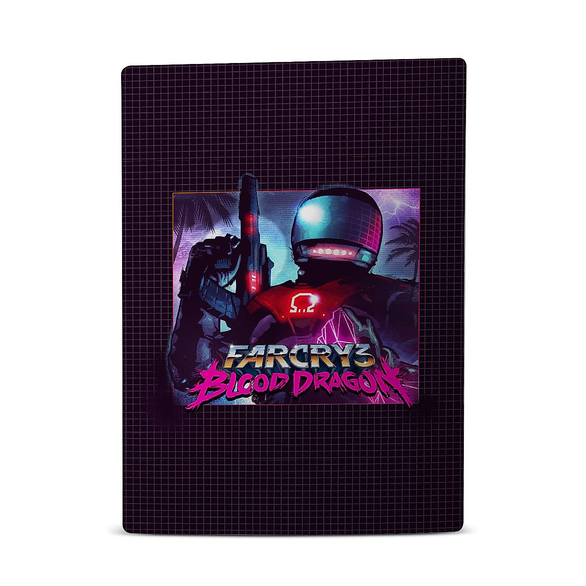 Head Case Designs Officially Licensed Far Cry 3 Blood Dragon Key Art Omega Vinyl Faceplate Sticker Gaming Skin Decal Compatible With Sony PlayStation 5 PS5 Disc Edition Console & DualSense Controller