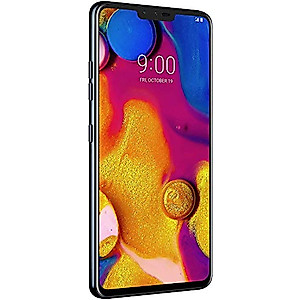 LG V40 ThinQ 64GB GSM Unlocked (AT&T/T-Mobile) 5-Camera Smartphone w/ 6.4 QHD+ Display - Aurora Black